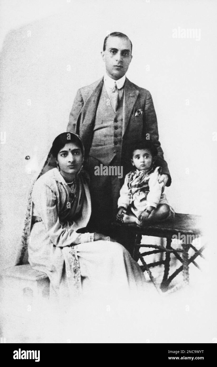 Mrs. Indira Gandhi, India’s new Prime Minister, with her mother and ...