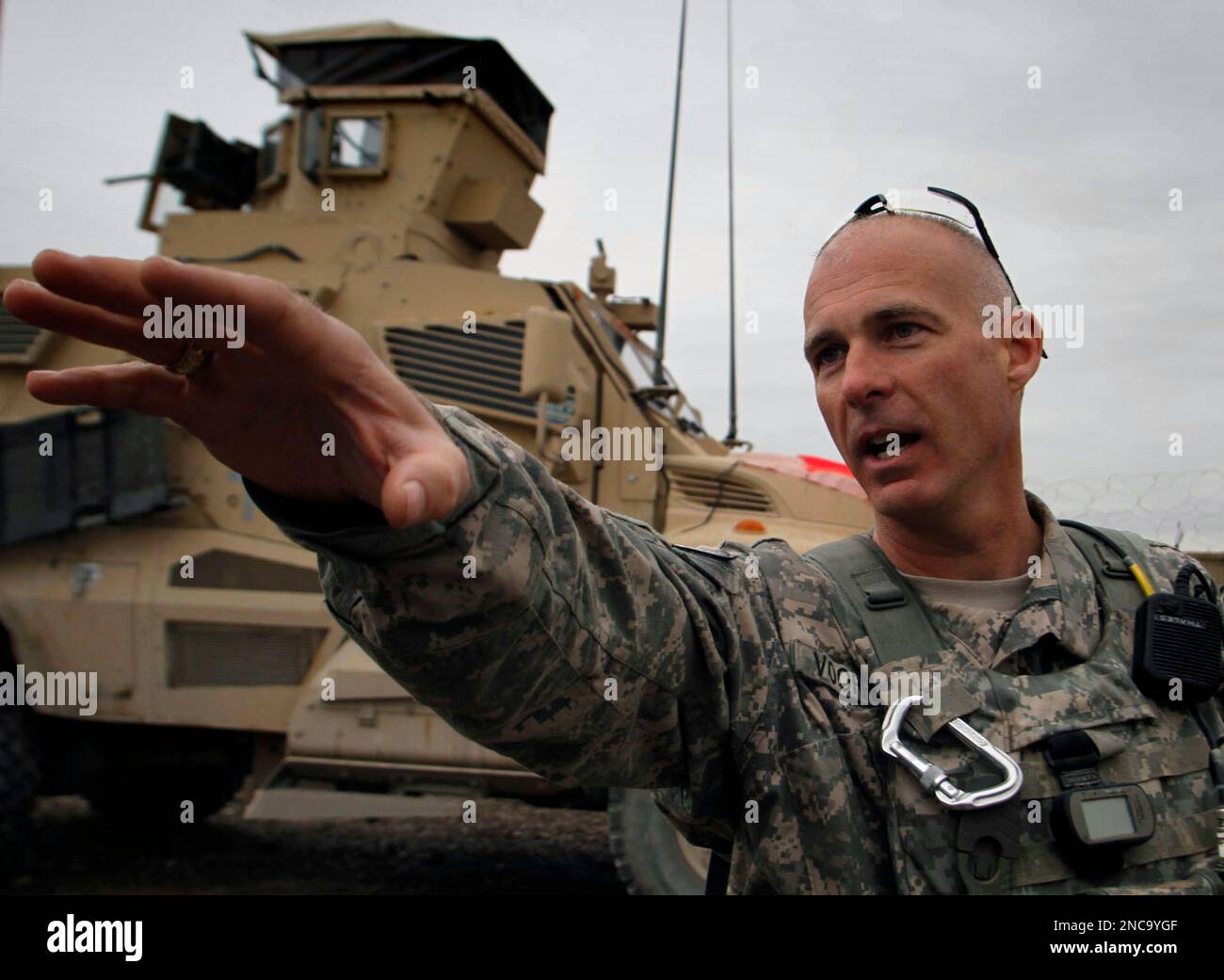 In this Feb. 3, 2011 photo, U.S. Army Lt. Col. John Voorhees, commander ...