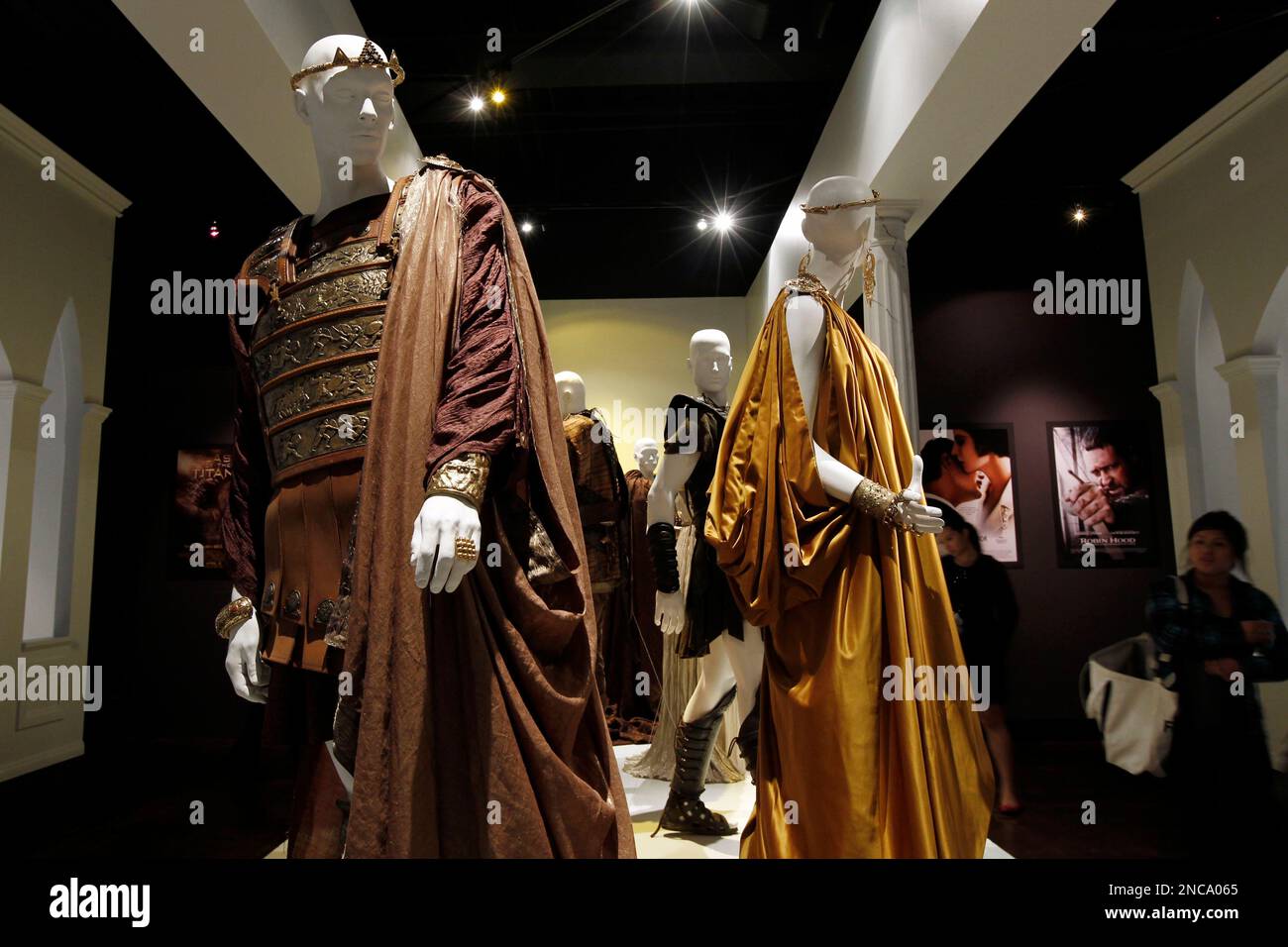A costume designed by Lindy Hemming, from the film "Clash of the Titans ...