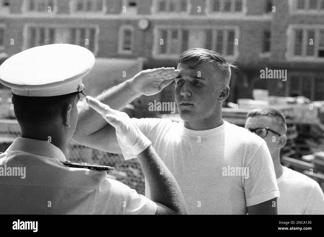 Astronaut’s son among the plebes Frederick Borman, right, 18-year-old ...