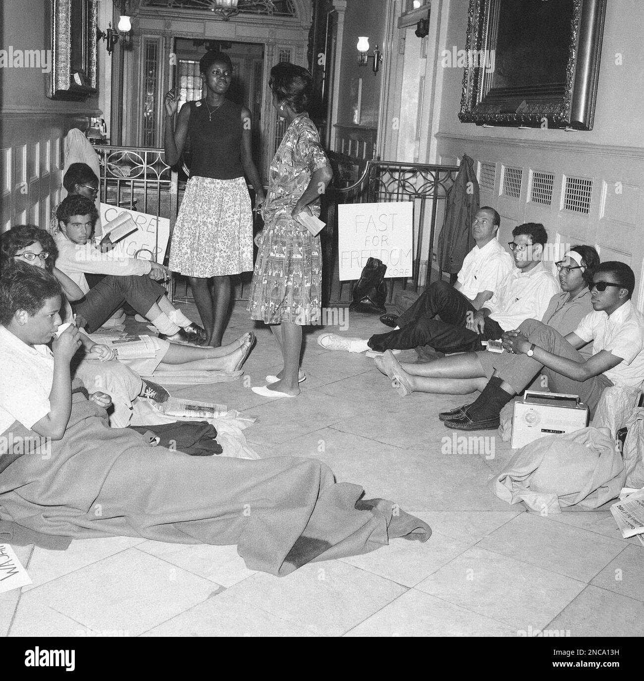 Members of the Congress of Racial Equality continue their 12-day ...