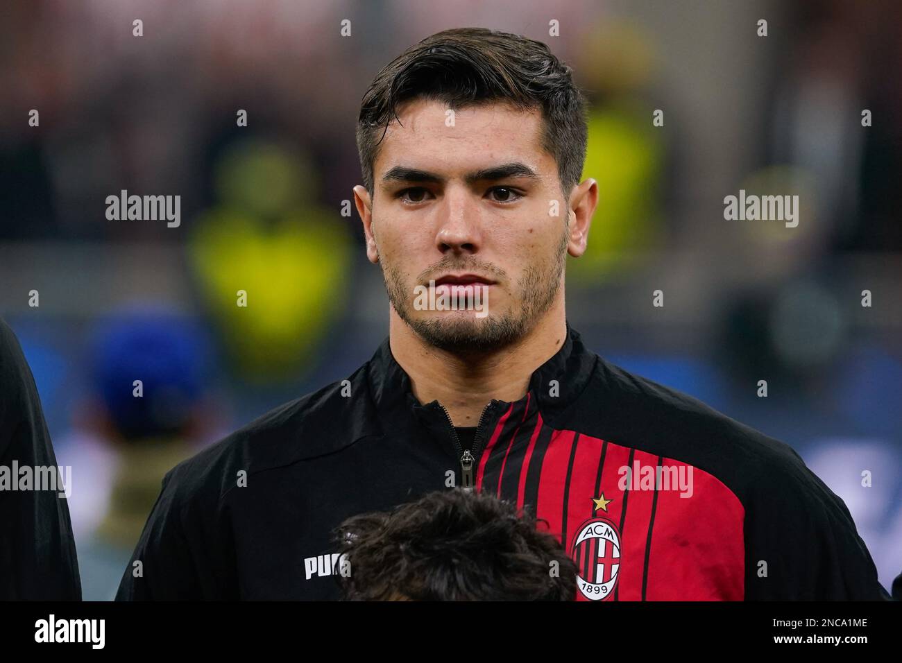 Milan, Italy. February 14, 2023, Brahim Diaz (AC Milan) during the UEFA ...