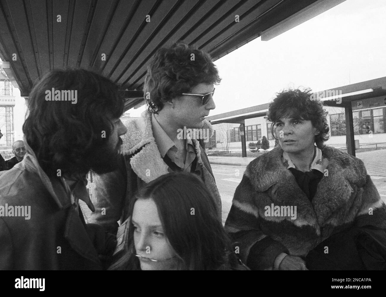 John Paul Getty III, who had been kidnapped and lost an ear, arrived at ...