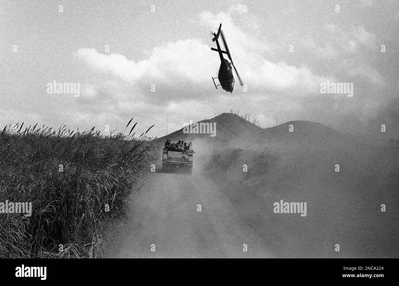 Helicopter of Lt. Col. Robert B. Osborne, Commander of the 3rd Squadron ...