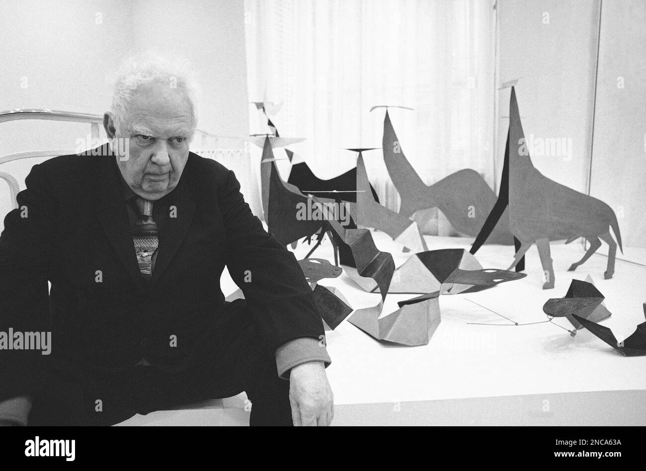 Alexander Calder, the man who made sculpture fly, is visiting his ...