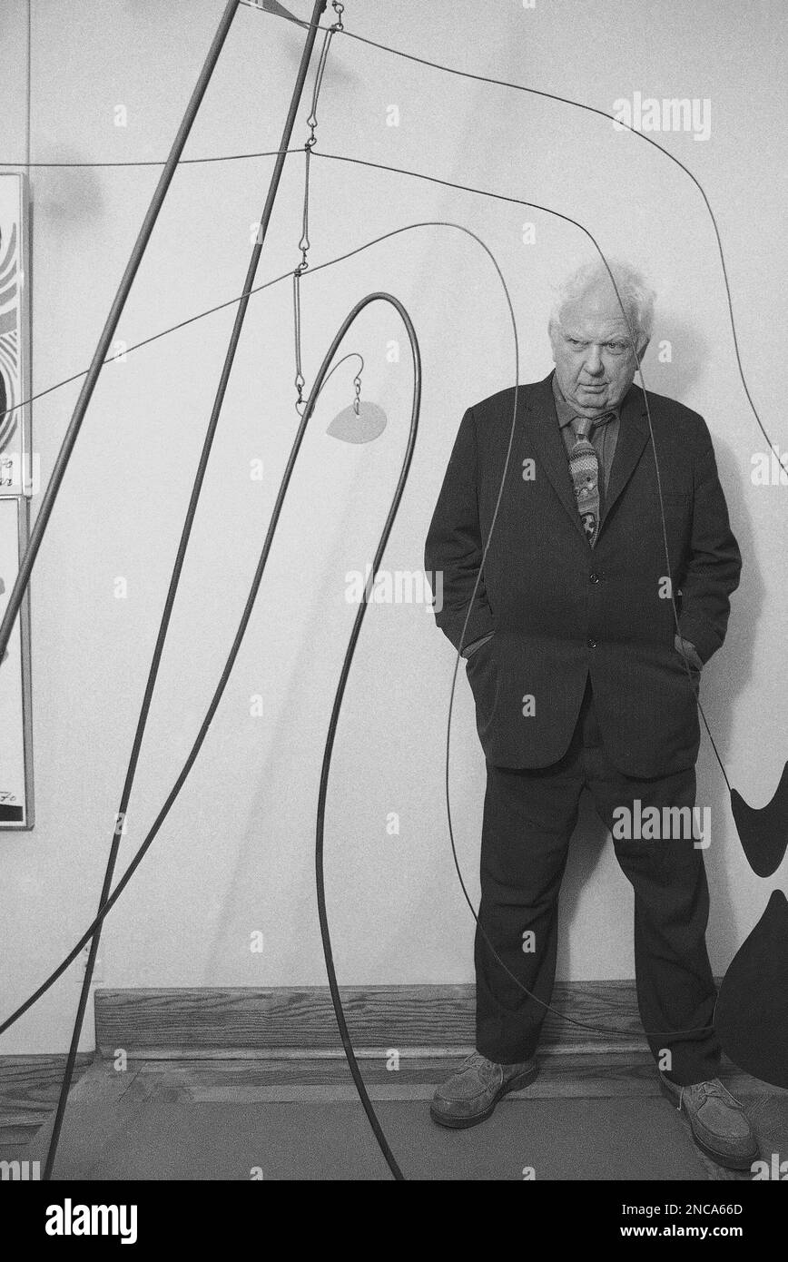 Alexander Calder at Perls Gallery in New York in November 1970. (AP ...