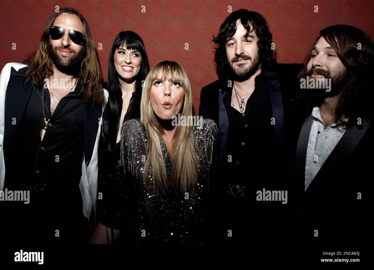 From left, Matt Burr, Catherine Popper, Grace Potter, Scott Tournet ...