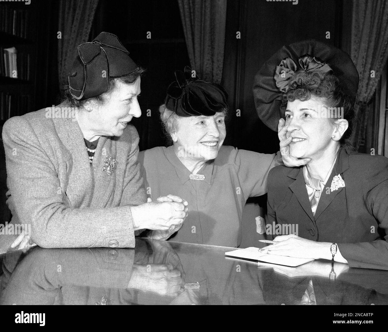 Polly Thompson; Helen Keller and Adelaide Kerr, Associated Press ...