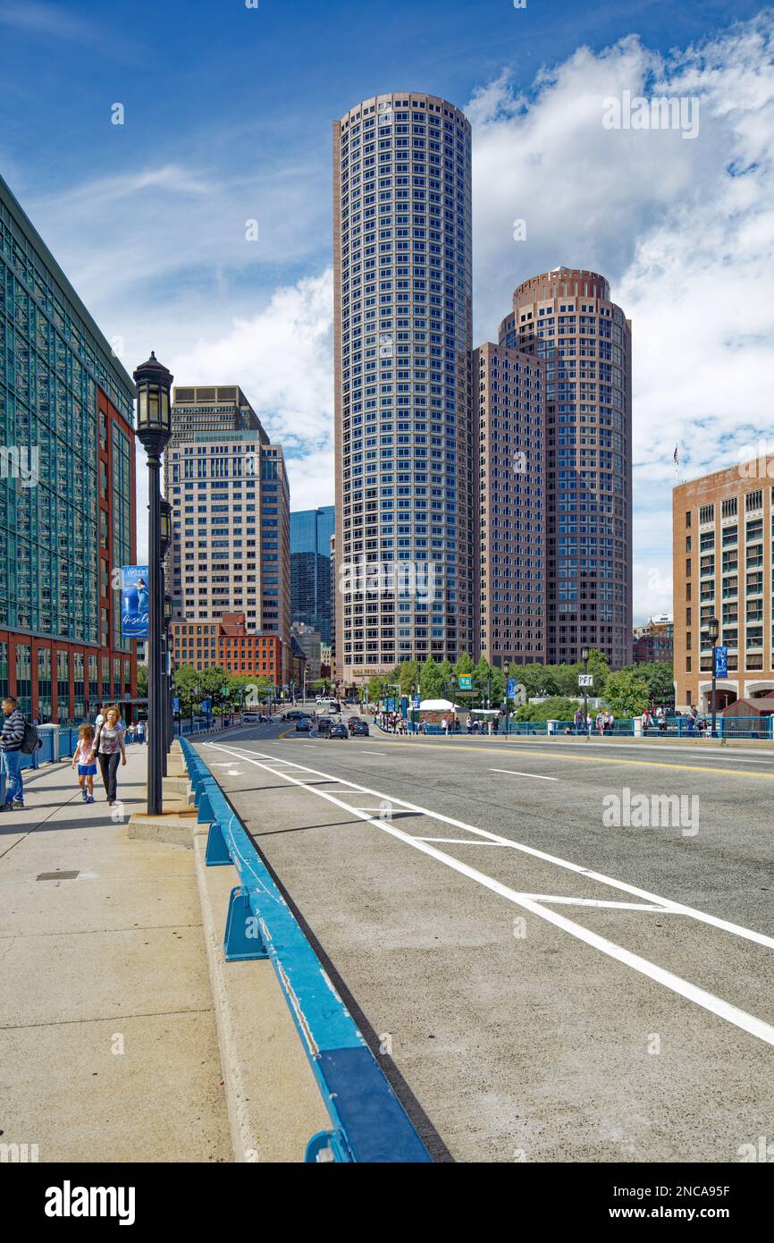 One (the taller) and Two International Place are office towers and ...