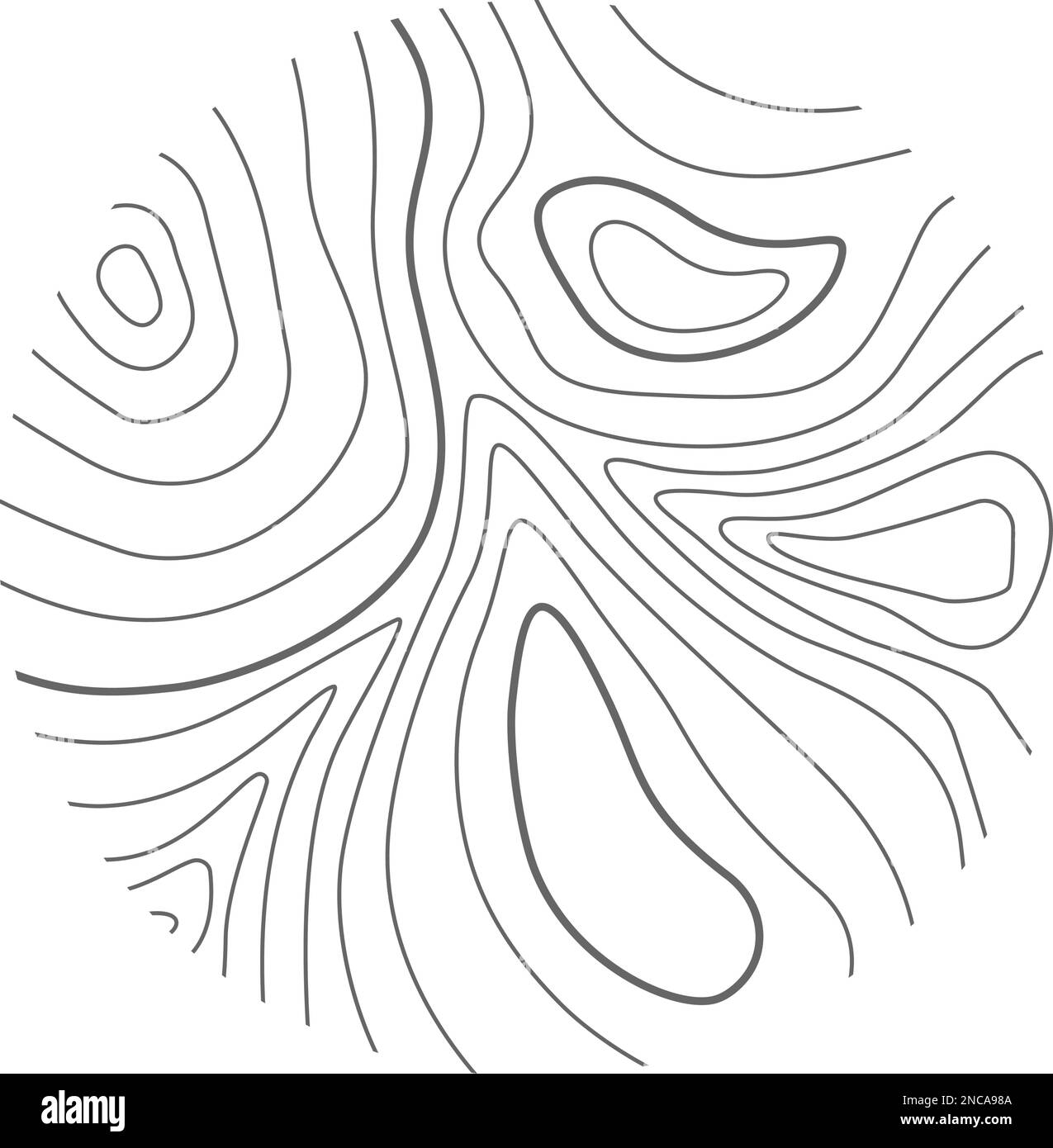 Round shape with topographic or wooden texture. Hand drawn relief ...