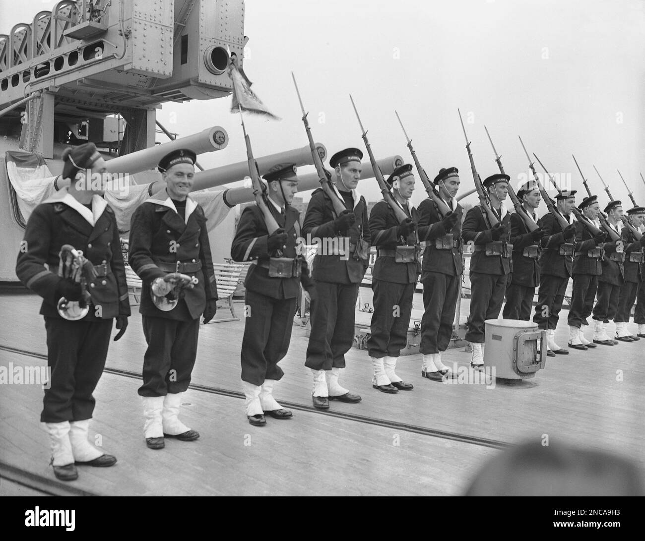 French cruiser Montcalm, which escorted battleship Richelieu from Dakar ...