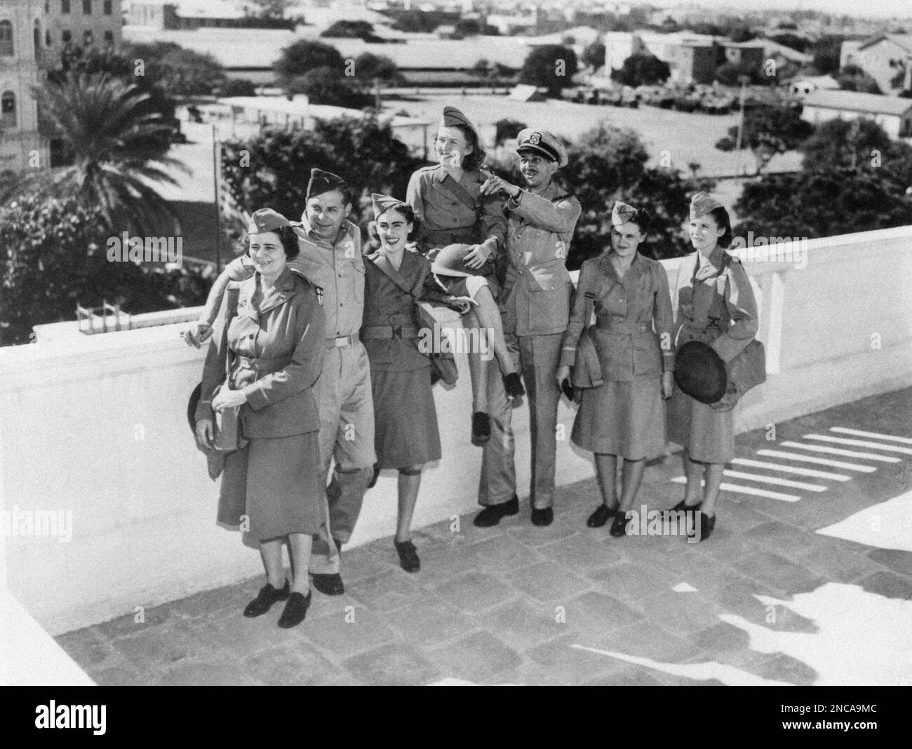 Regarding some of landmarks off a city in India on Feb. 9, 1943 from ...