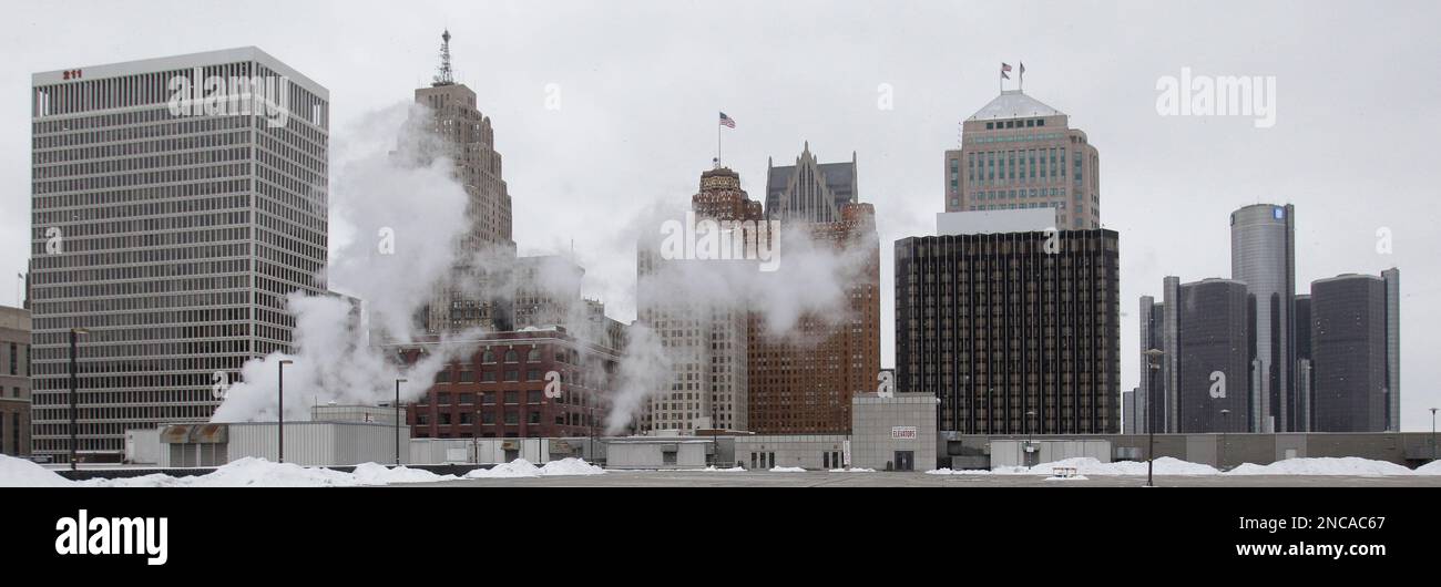 The Detroit cityscape is seen on Monday, Feb. 7, 2011. One of the most ...