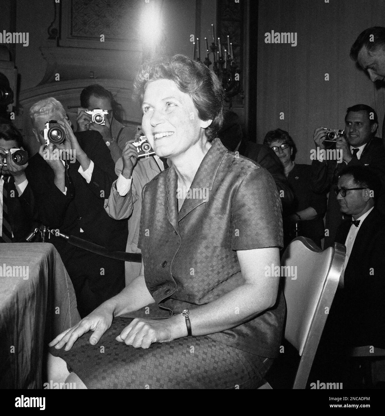 Svetlana Alliluyeva, daughter of the late Soviet dictator Joseph Stalin ...