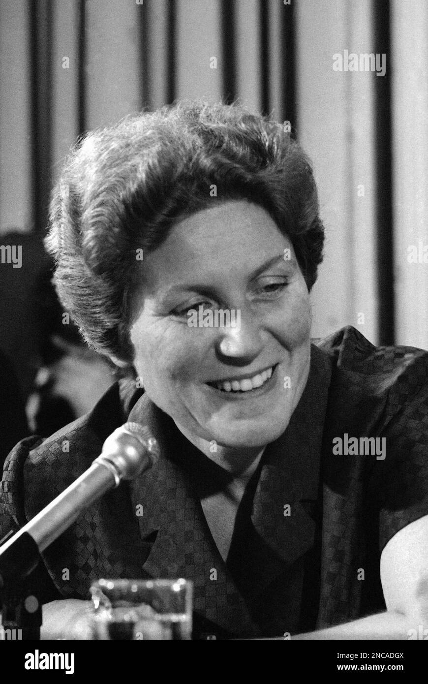 Svetlana Alliluyeva, daughter of late Soviet dictator Stalin, smiles ...