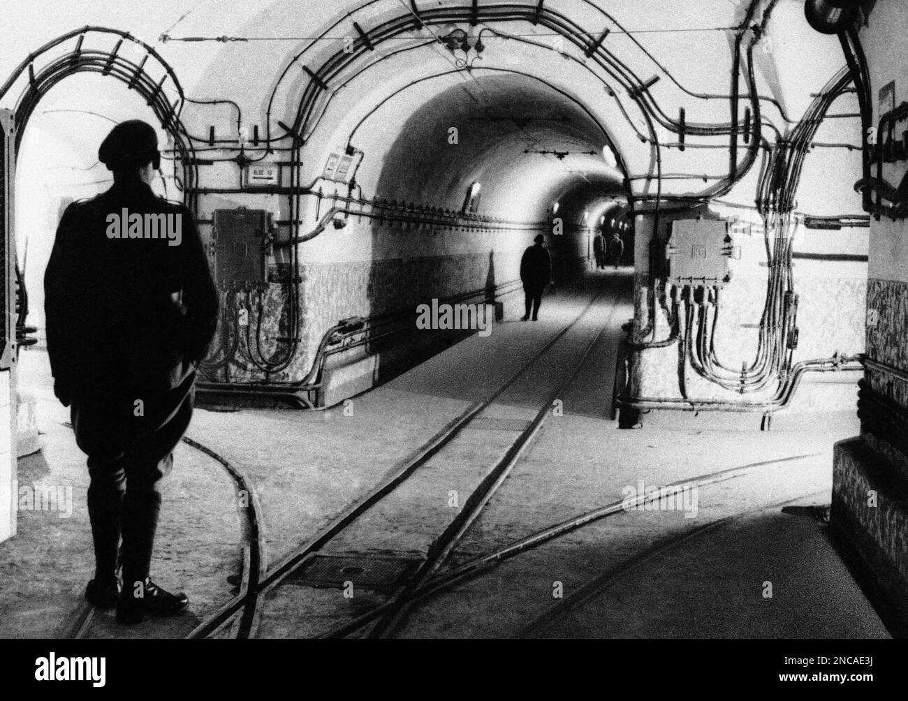 Below ground views of France’s famed Maginot Line during World War II ...