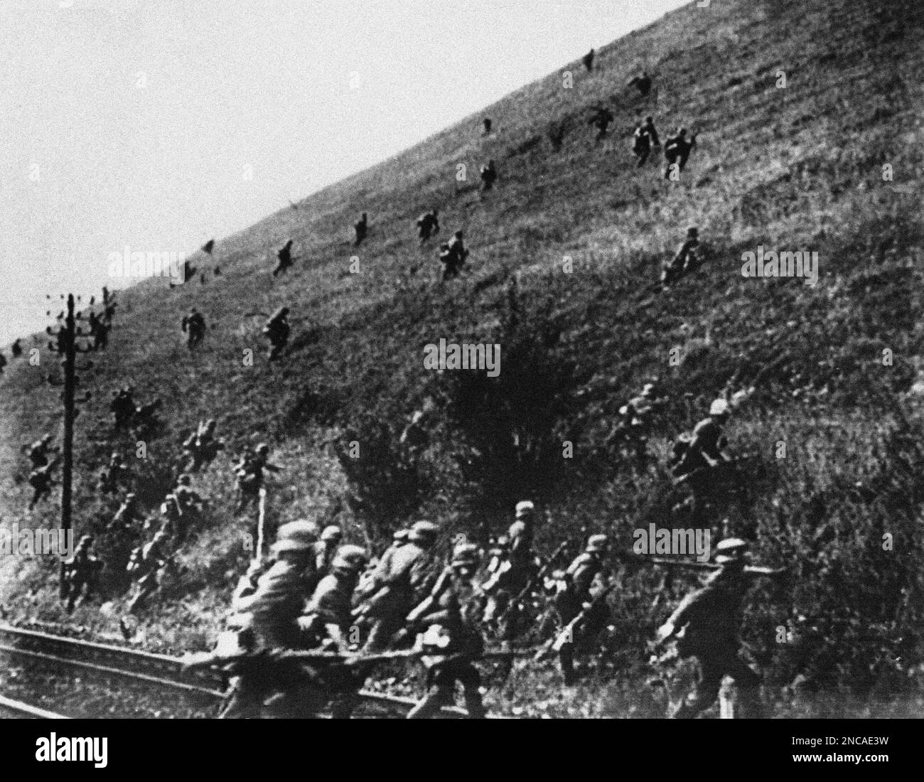 Scene from the German High Command documentary film shown Jan. 29, 1941 ...