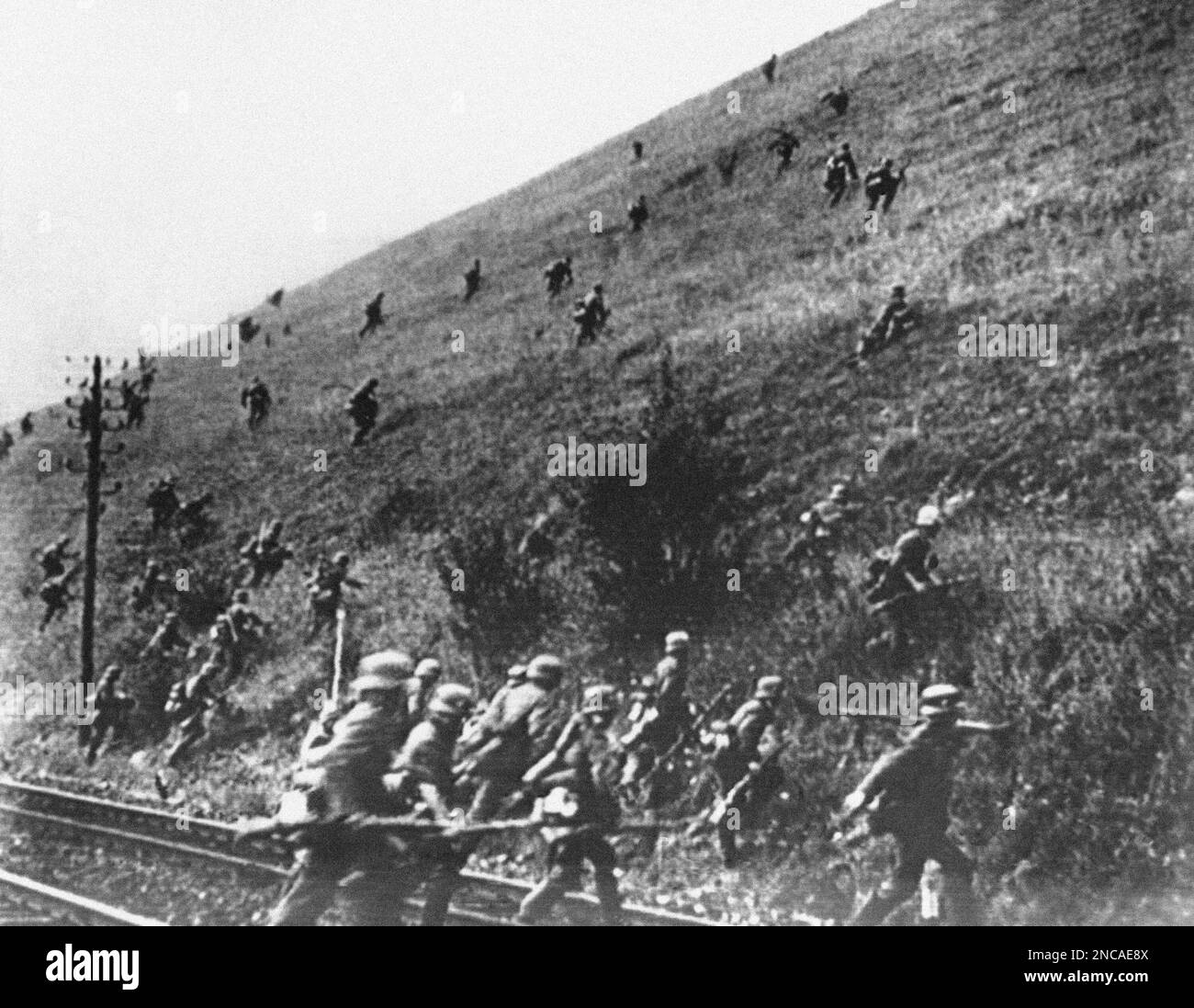 Scene from the German High Command documentary film shown Jan. 29, 1941 ...