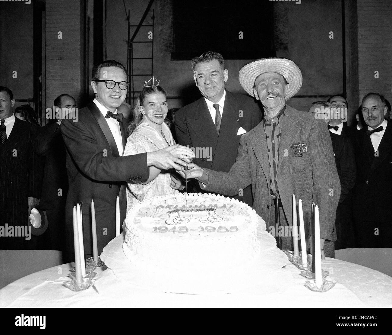 At backstage theater party at the National Theater in Washington, D.C ...