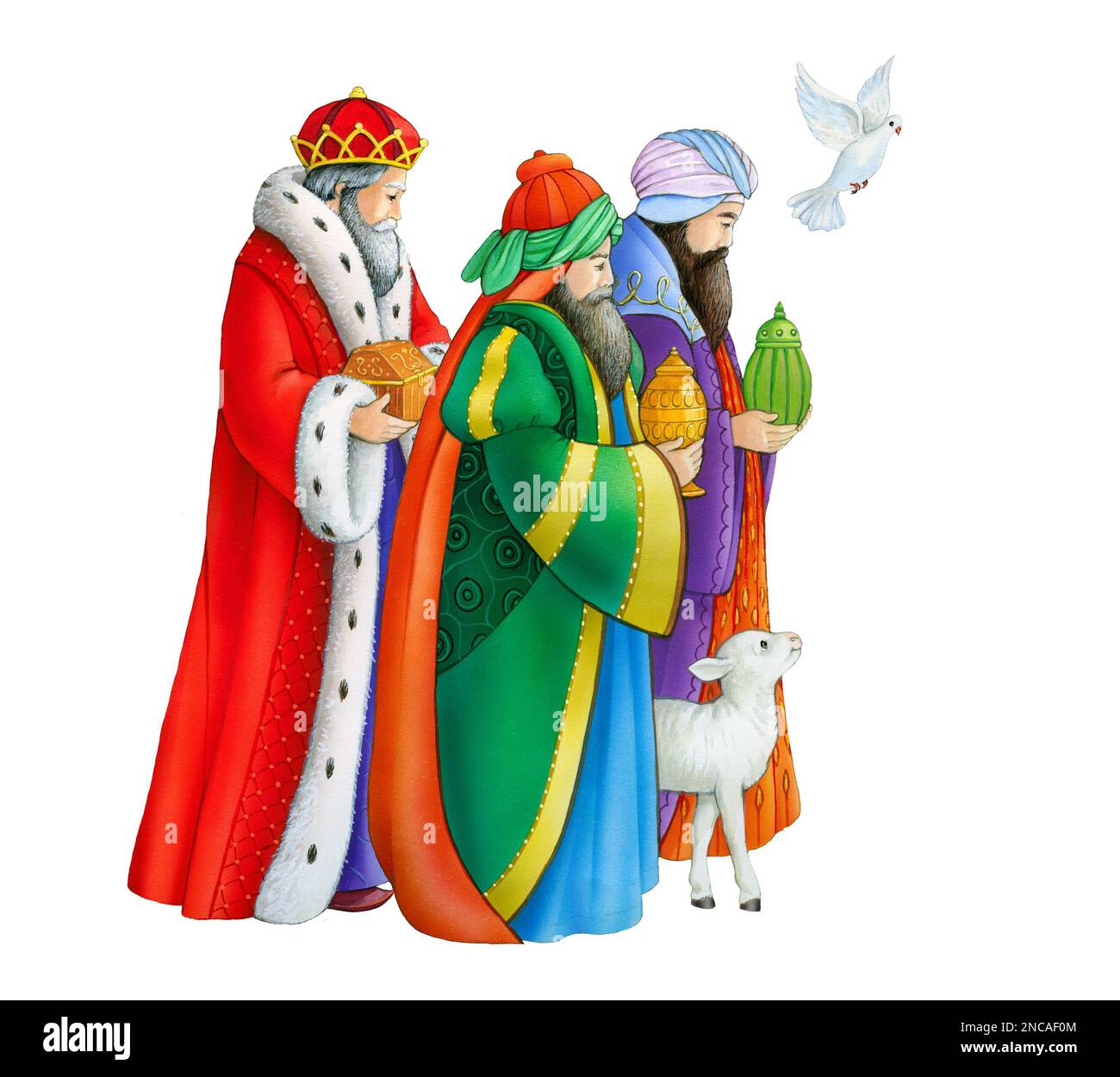 Three wise men Cut Out Stock Images & Pictures - Alamy
