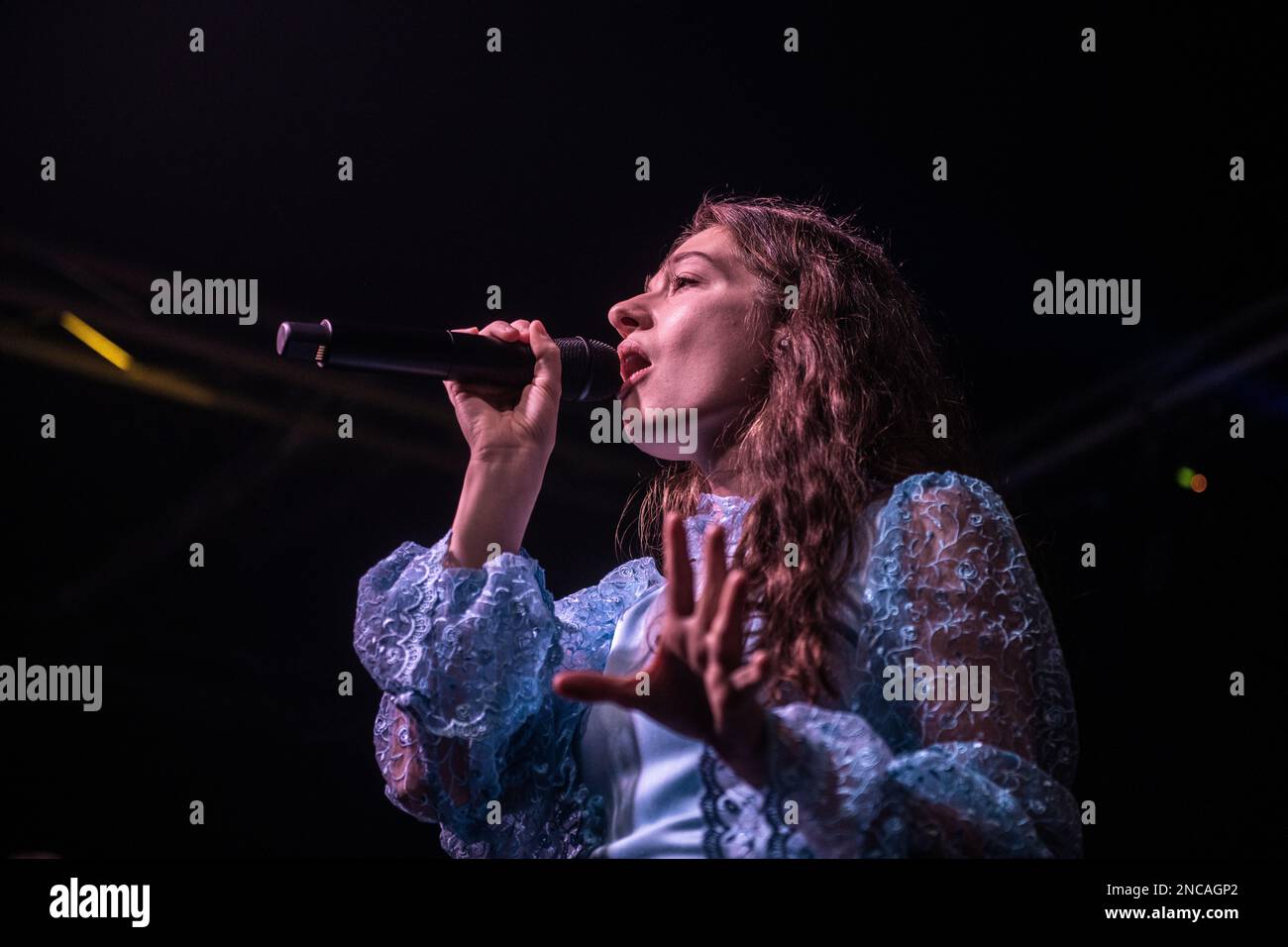 Amanda Tenfjord performing at La Nau, Barcelona 4 Feb. 2023 ...