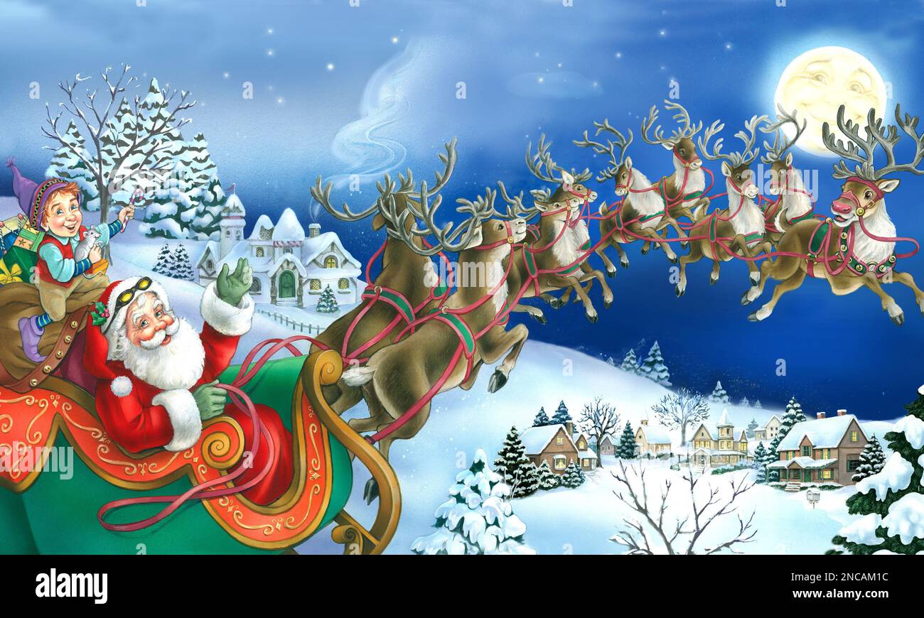 Santa claus village elf hi-res stock photography and images - Alamy