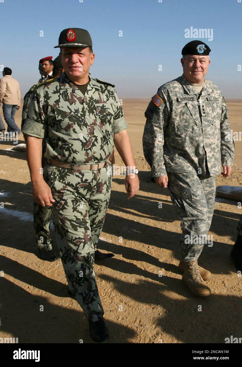 FILE - In this Nov. 8, 2007, file photo Egyptian army joint command ...