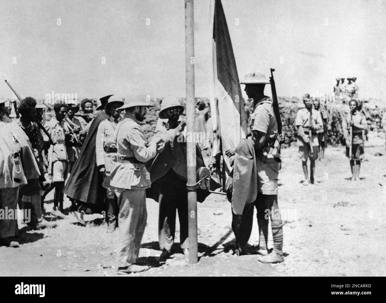 While British troops under General Cunningham were occupying Addis ...