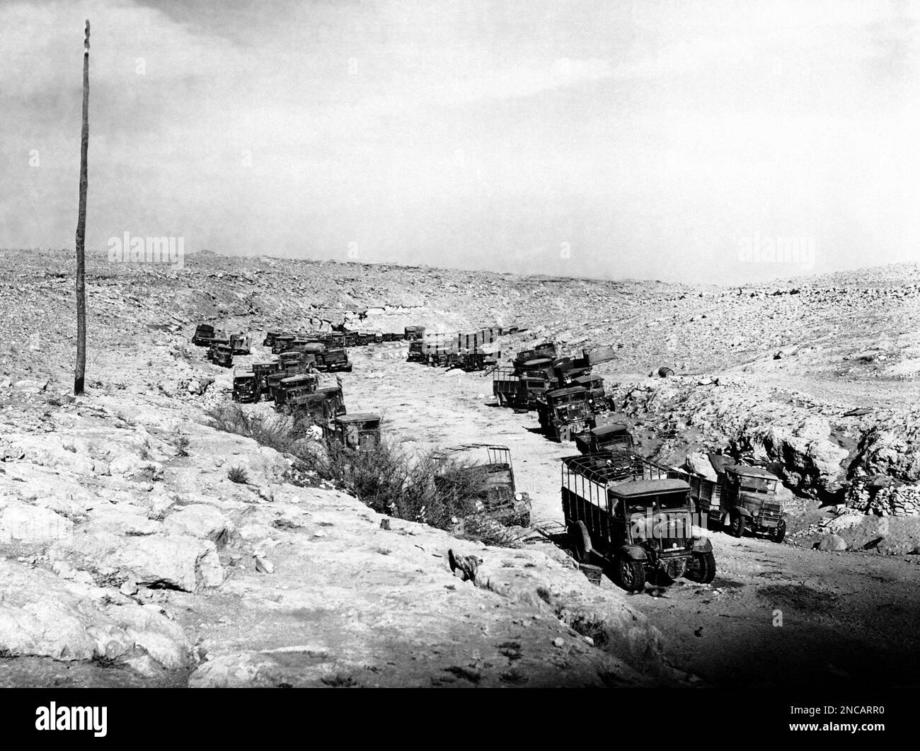 Bardia, the fortified Libyan seaport, described by Mussolini as ,A ...