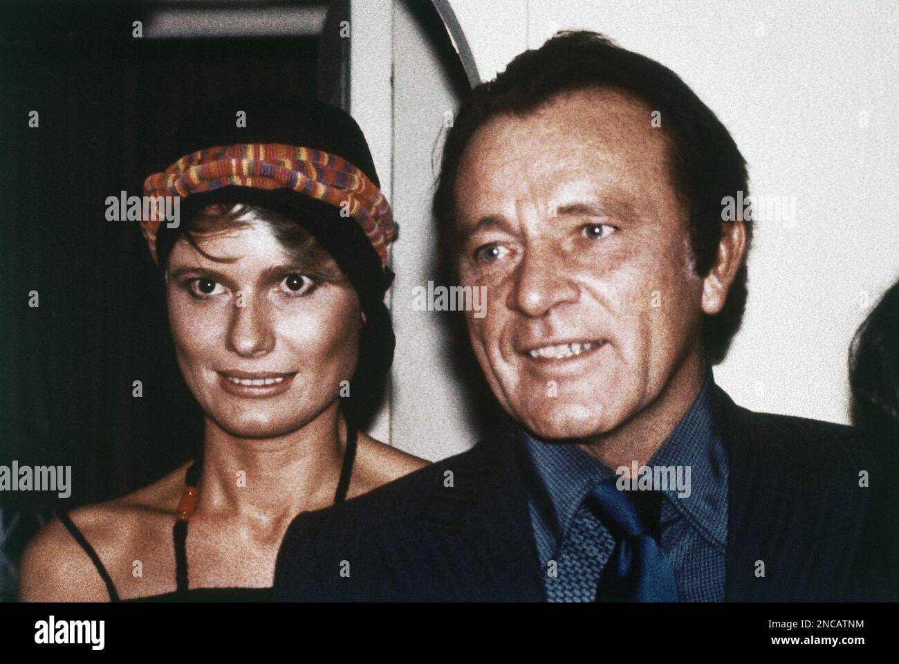 Actor Richard Burton with his new bride the Former Susan Hunt in 1976 ...