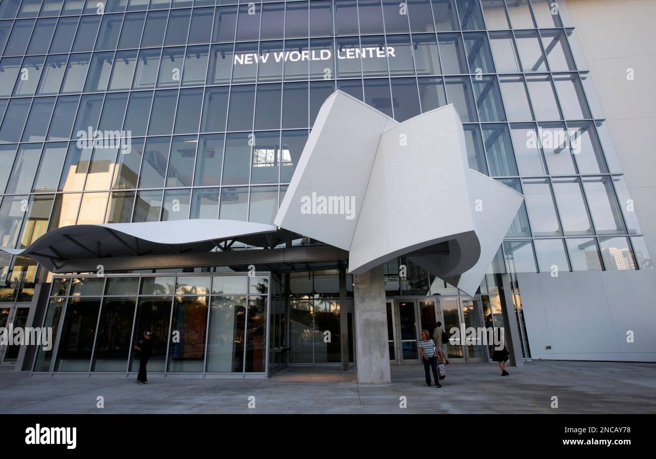 This Wednesday, Feb. 2, 2011 photo shows the New World Center designed ...