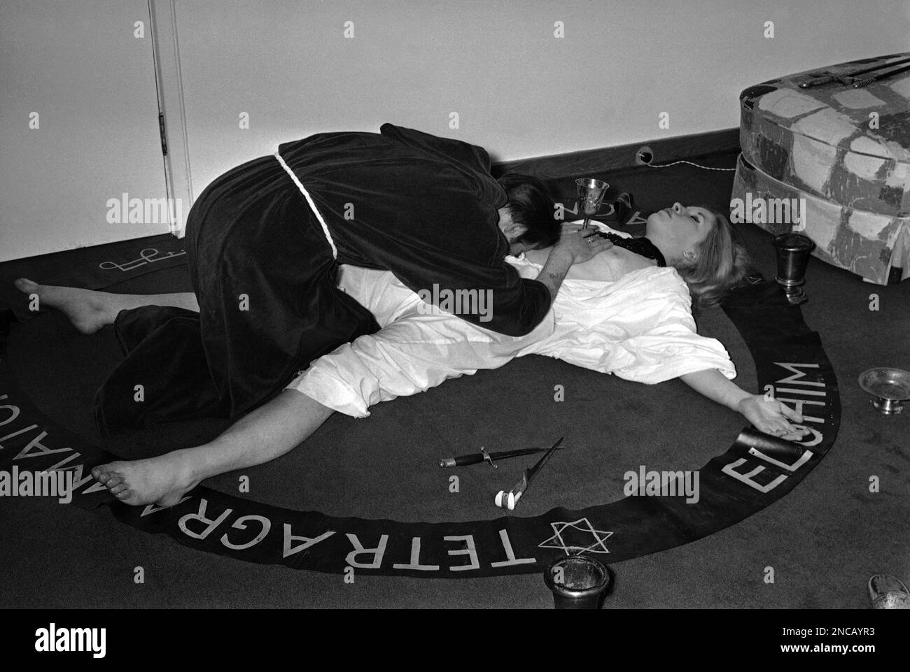 Alex Sanders, who says he is King of England’s 30,000 witches, and 18 ...