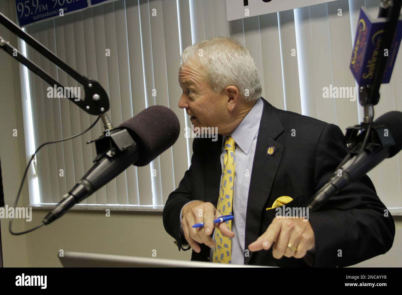 In this Jan. 25, 2011 photo, former U.S. Rep. Mark Foley prepares for ...