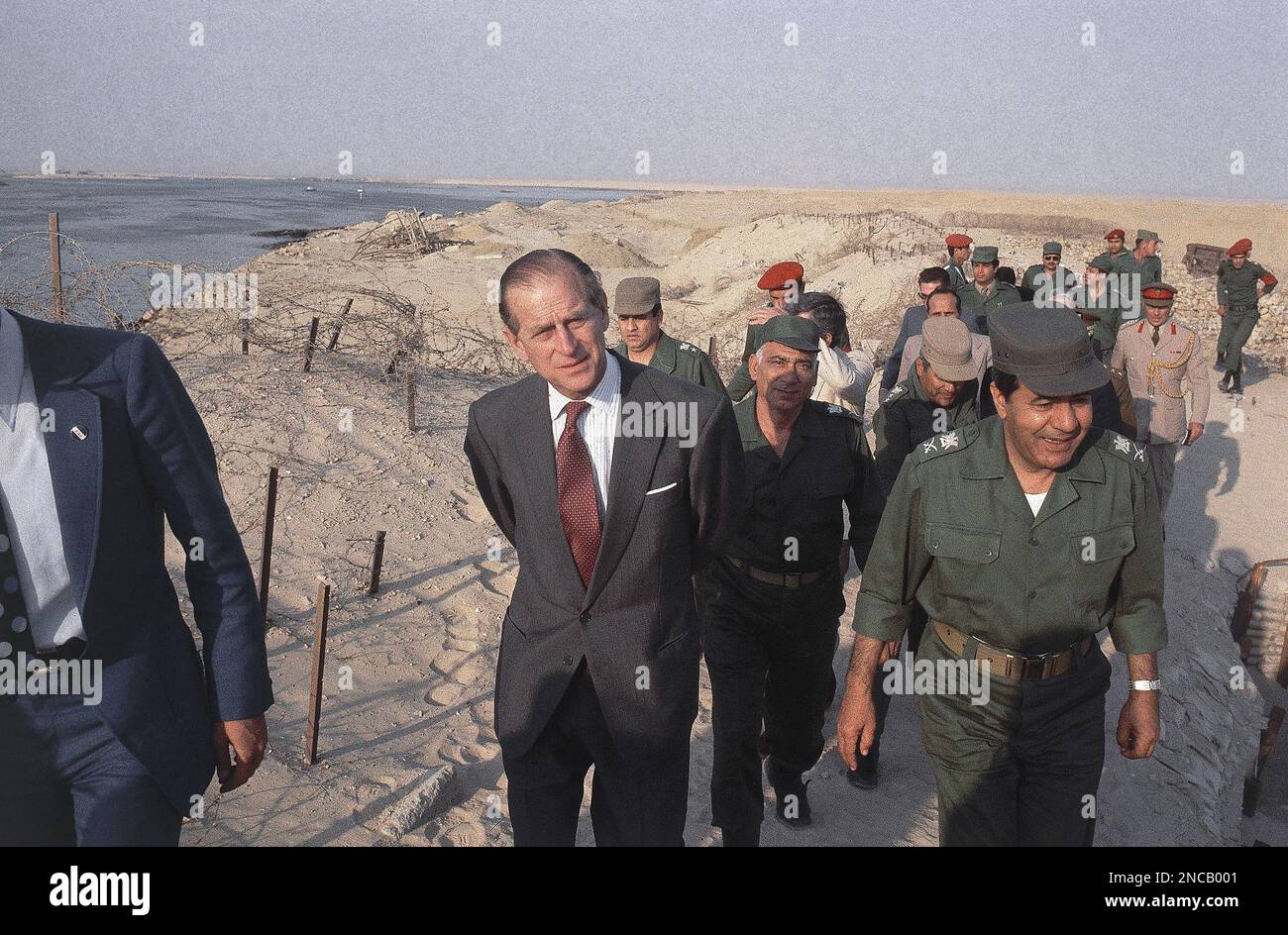 Britain’s Prince Philip, the Duke of Edinburgh in Ismailia, Egypt ...