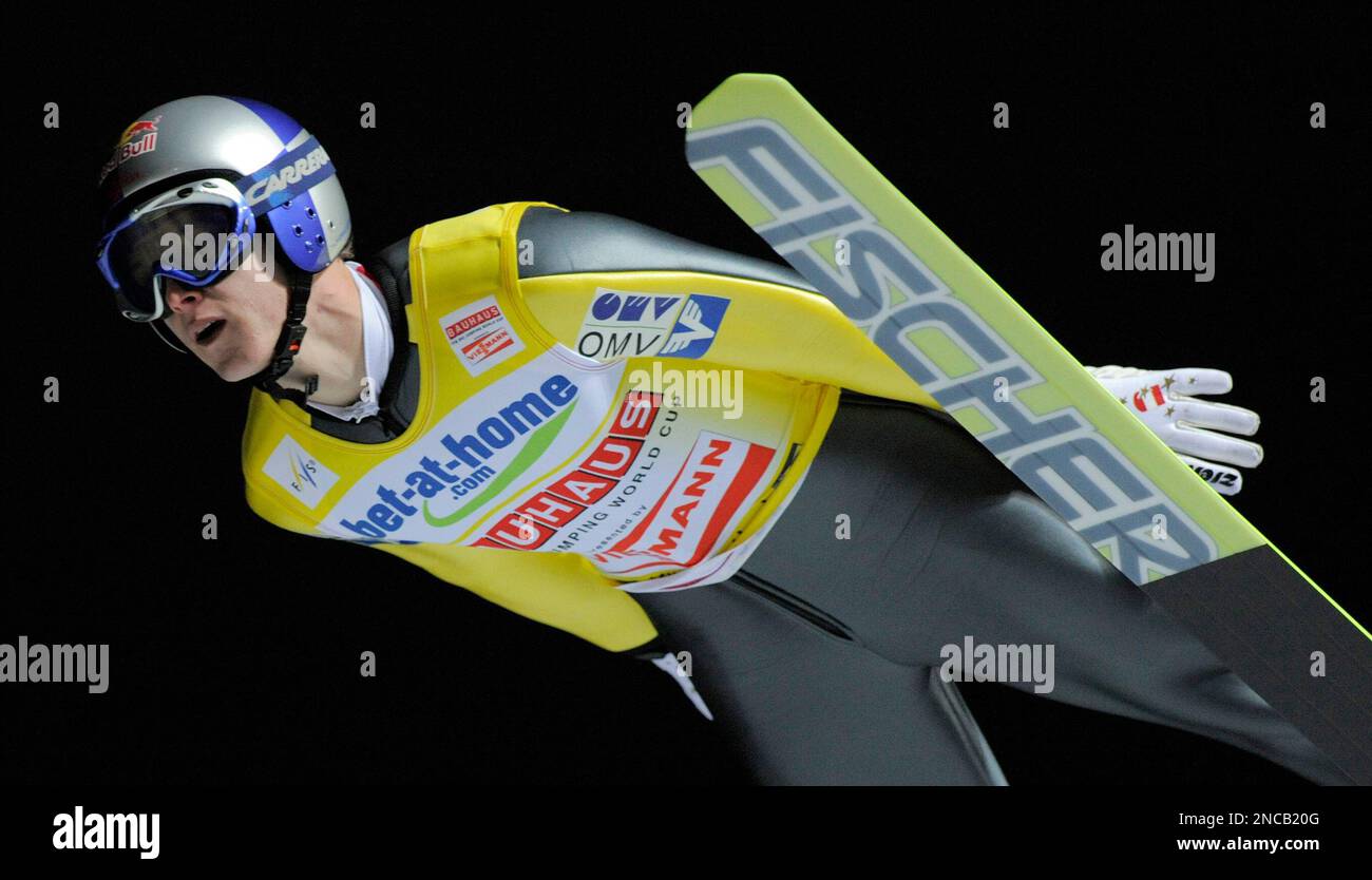Thomas Morgenstern of Austria competes during the FIS Team Tour World ...