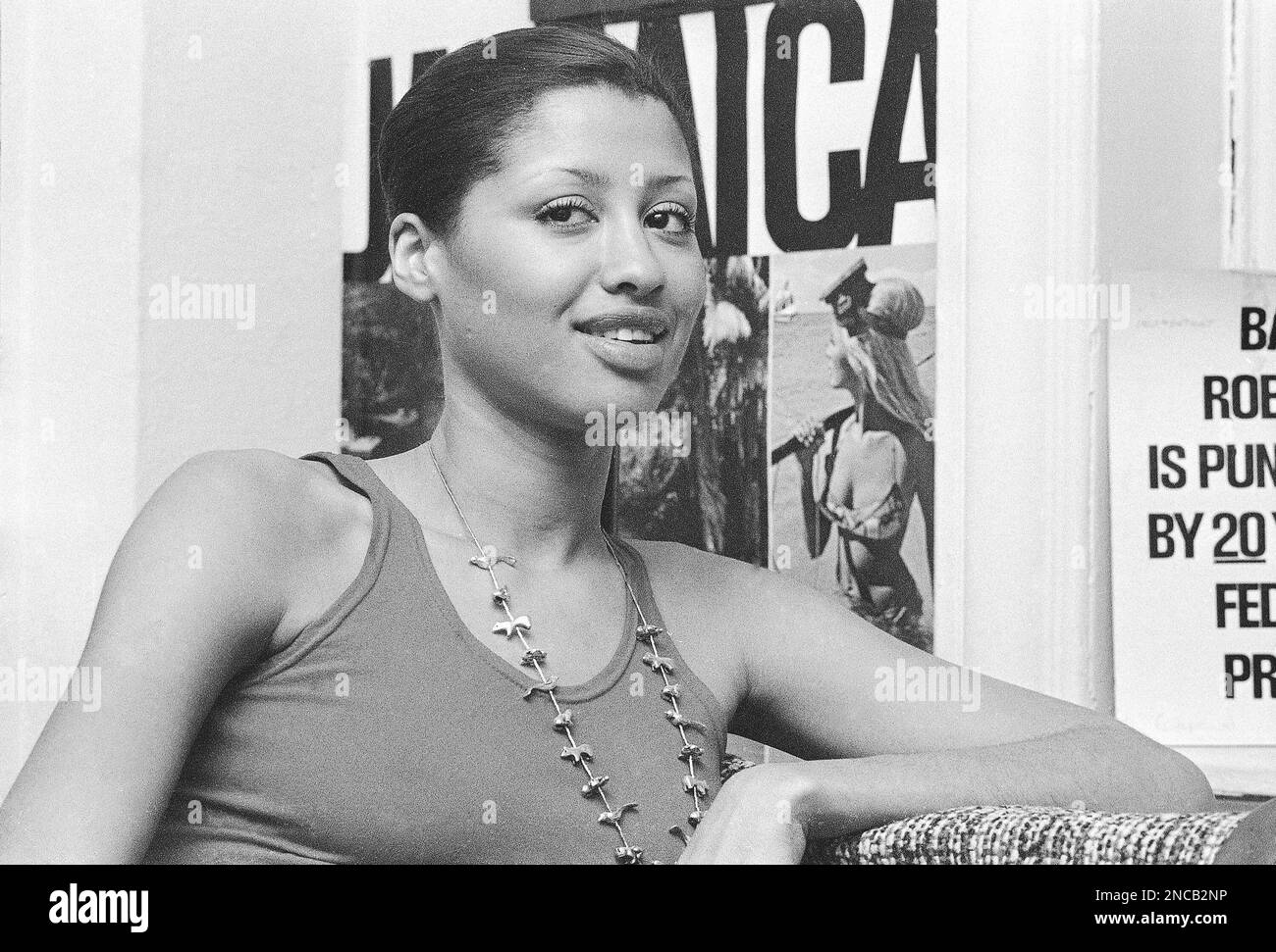 Jazz Singer Phyllis Hyman relaxes in her apartment in New York City on ...