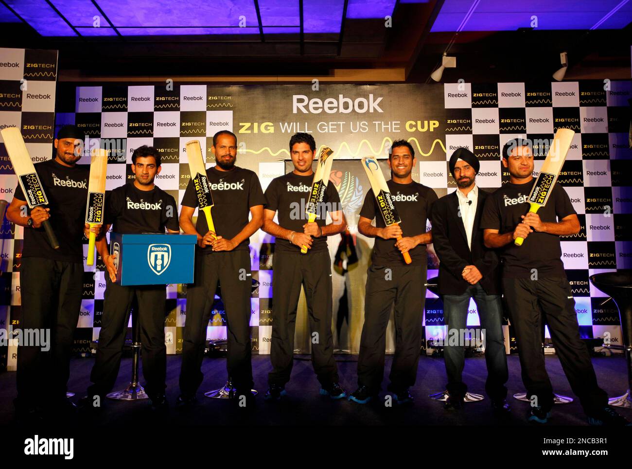 Indian cricketers, from left, Harbhajan Singh, Gautam Gambhir, Yusuf ...