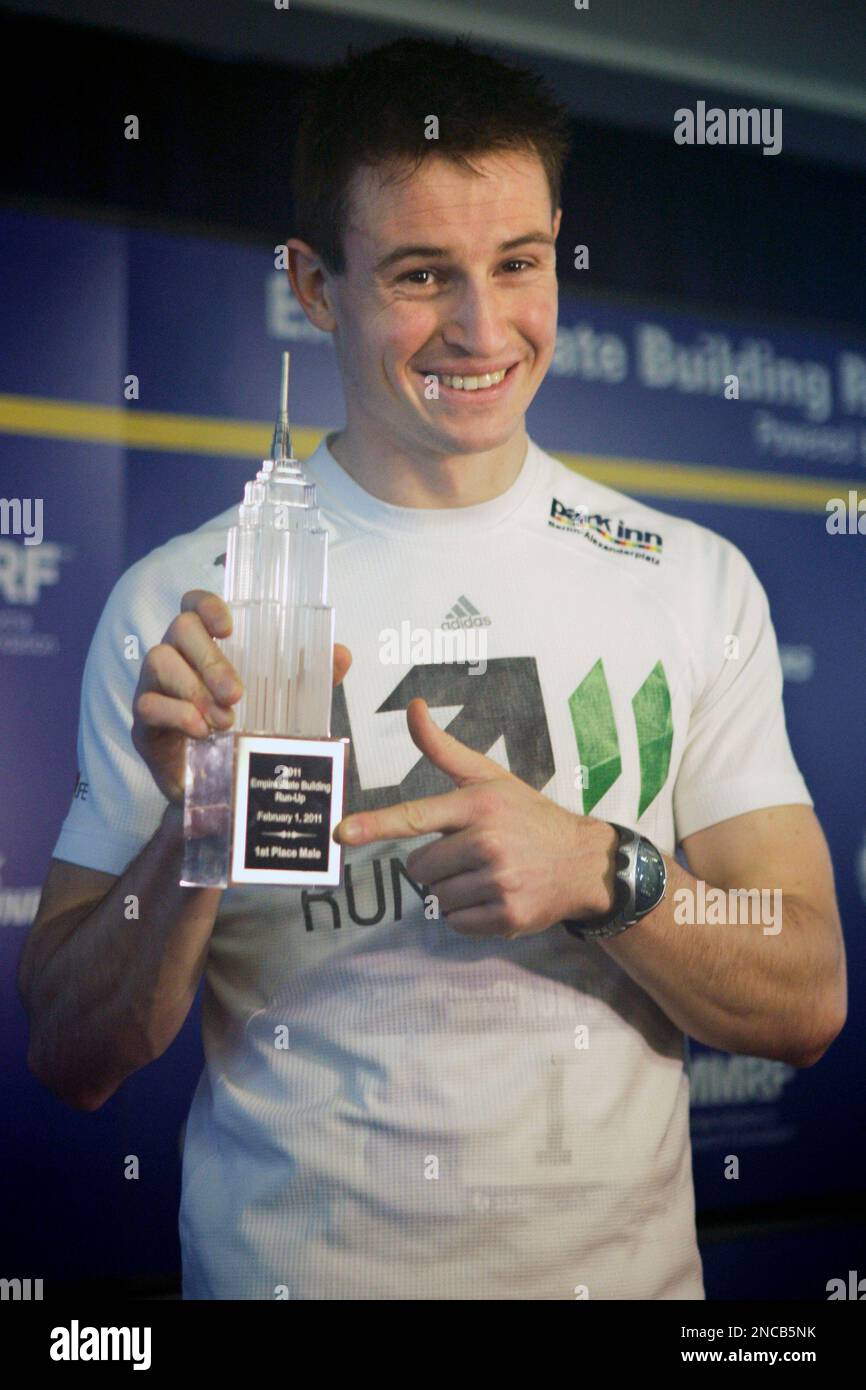 Empire State Building Run-Up men's division winner Thomas Dold, of ...