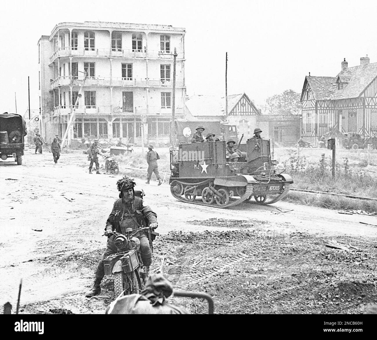 Following the first Allied landings on the French coast, June 6, 1944 ...