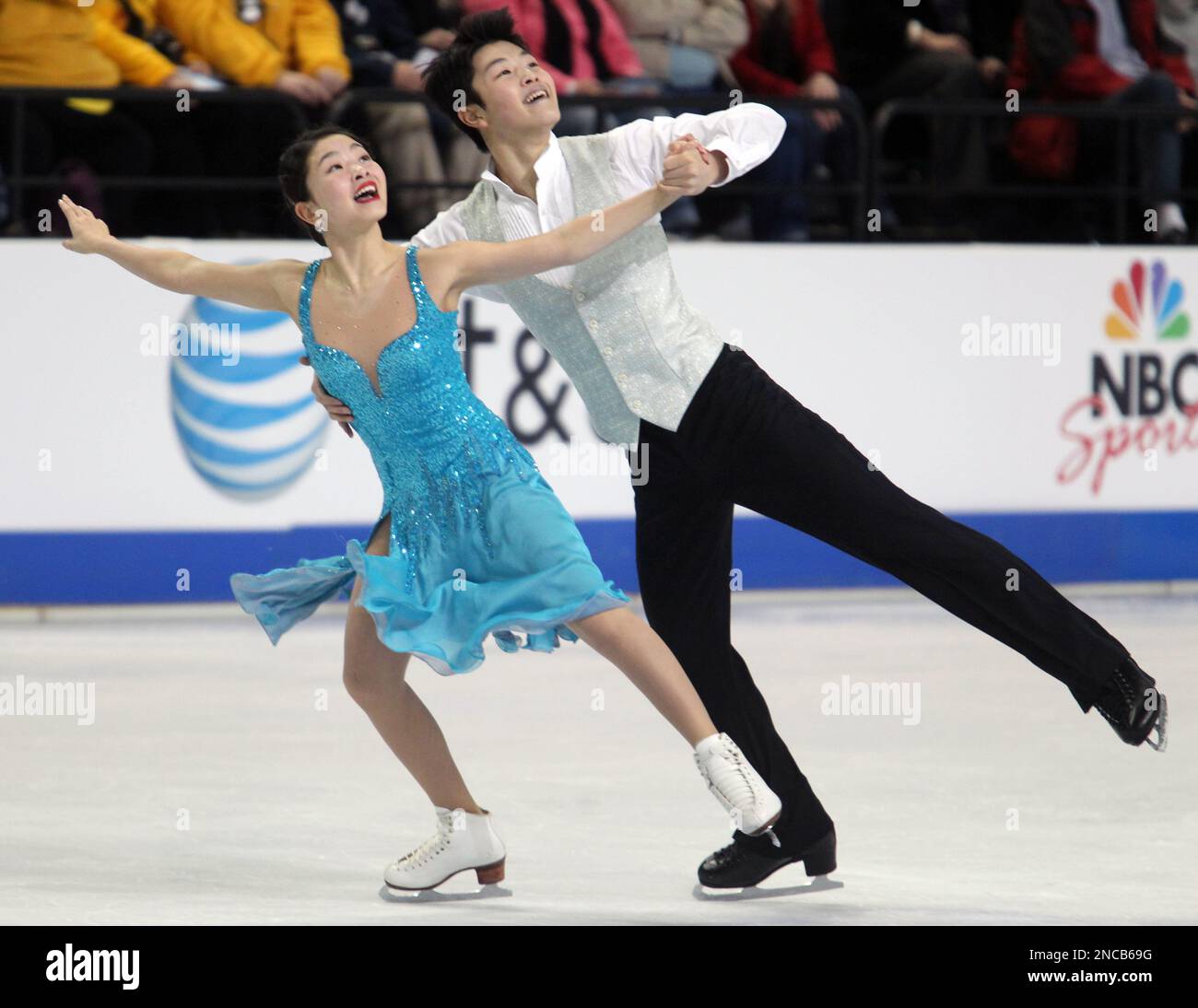 Maia Shibutani and Alex Shibutani perform during the free dance program ...