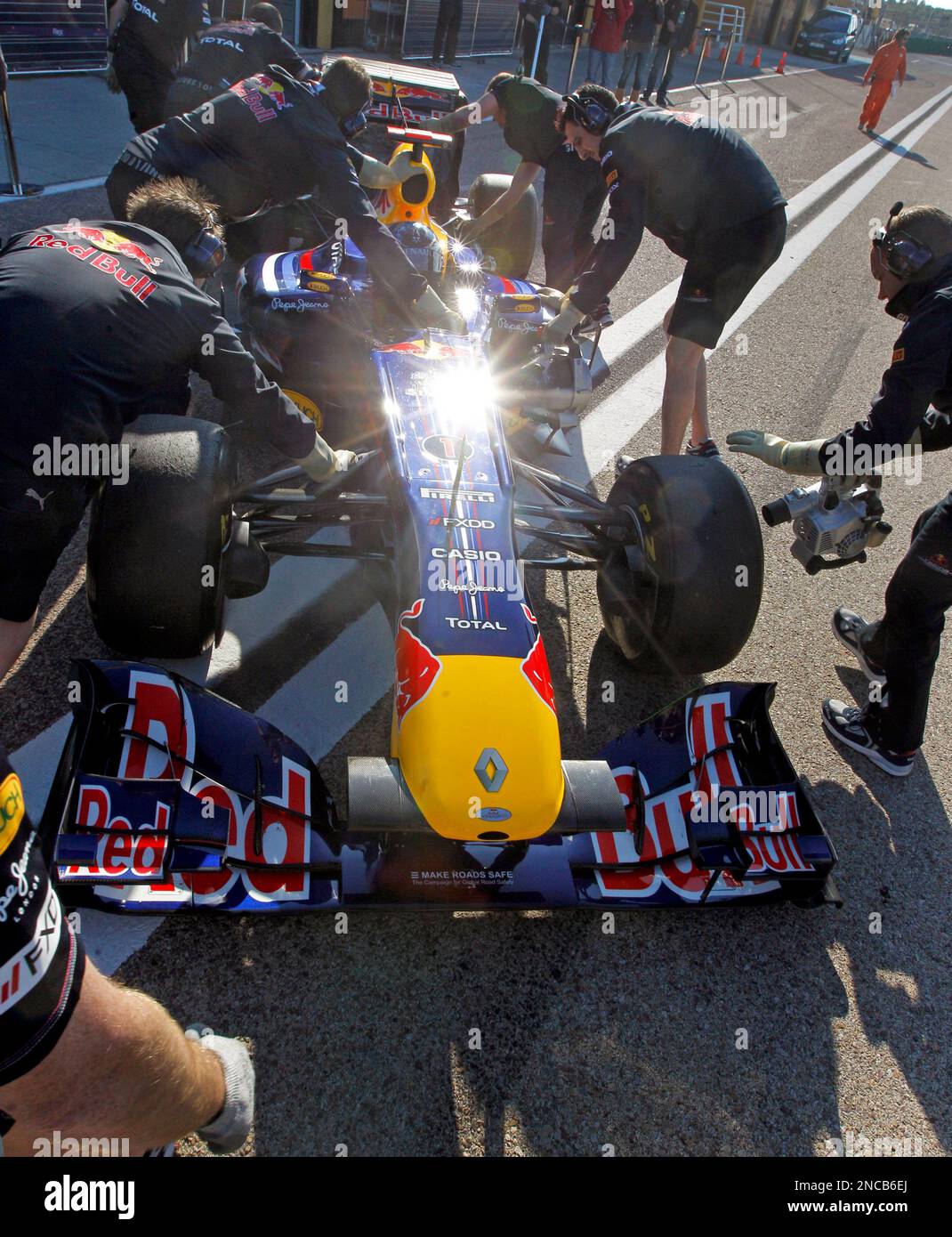 Germany's Red Bull Formula One driver World Champion 2010 Sebastian ...