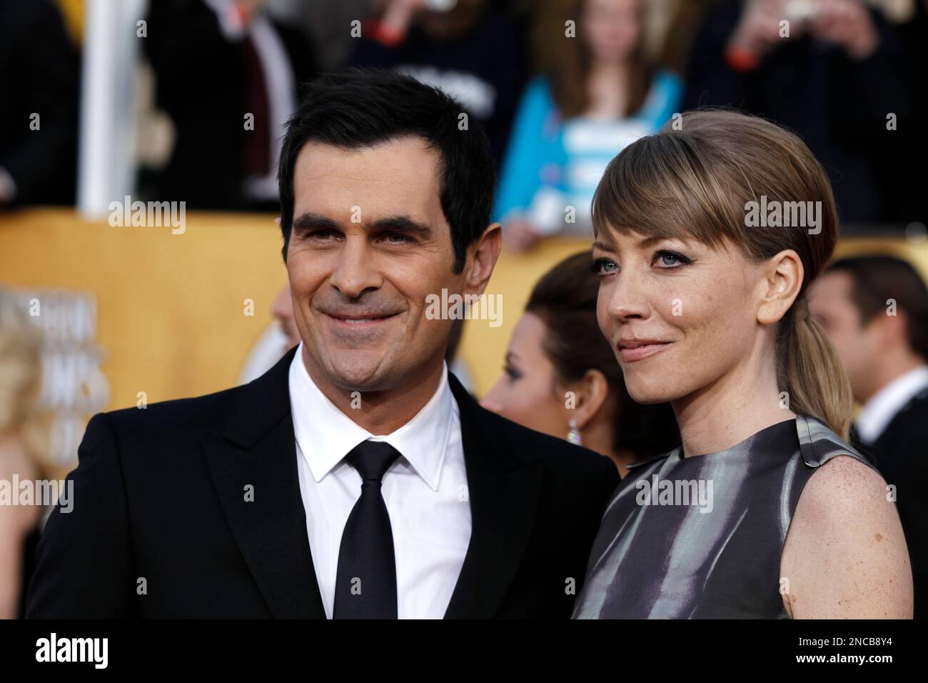 Ty Burrell, left, and wife Holly arrive at the 17th Annual Screen ...