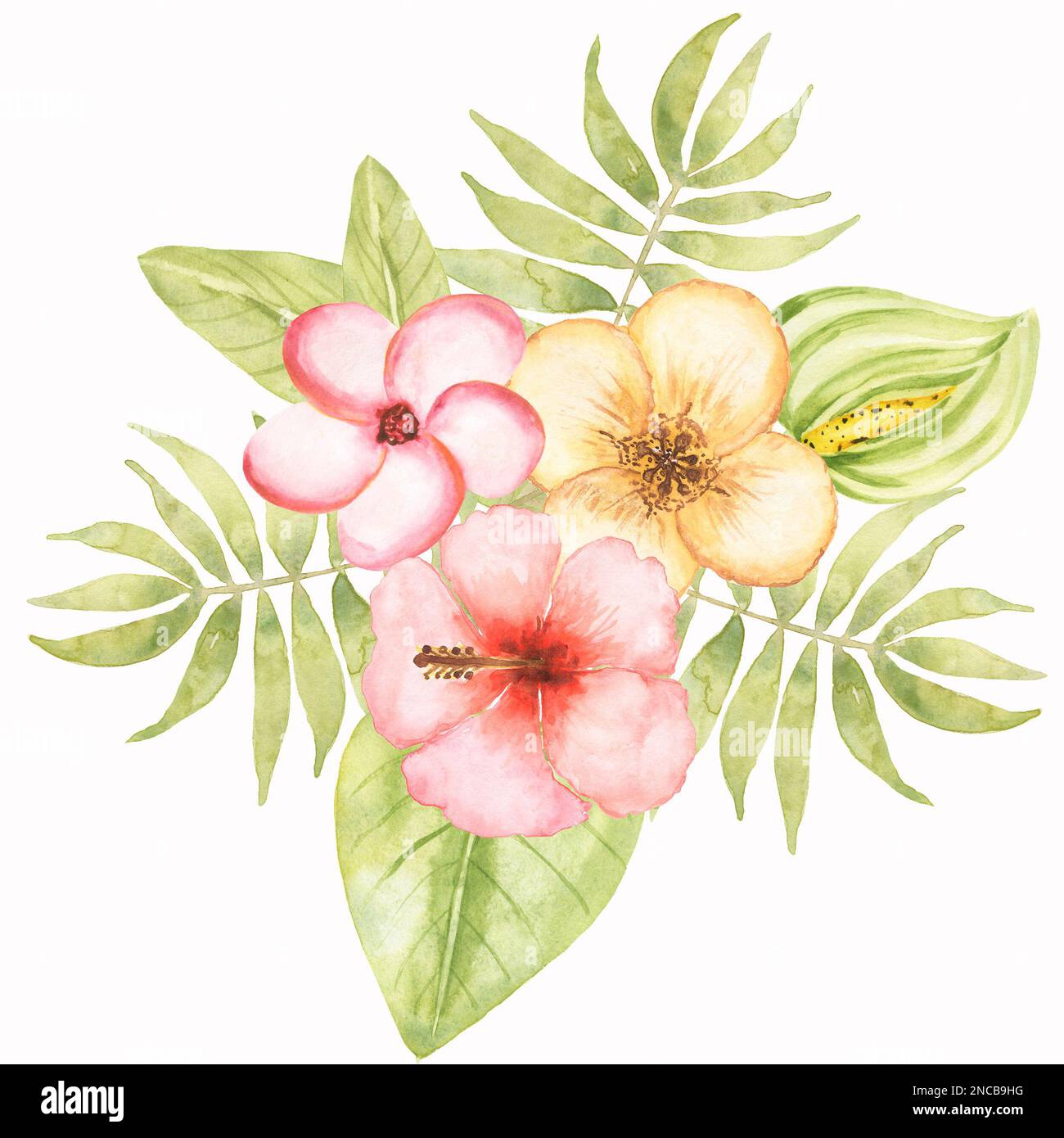 Tropical leaves wallpapers hi-res stock photography and images - Alamy