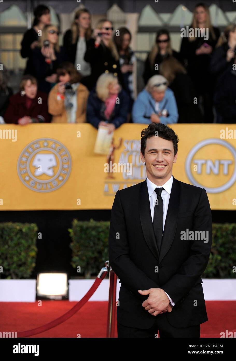 James Franco arrives at the 17th Annual Screen Actors Guild Awards on ...