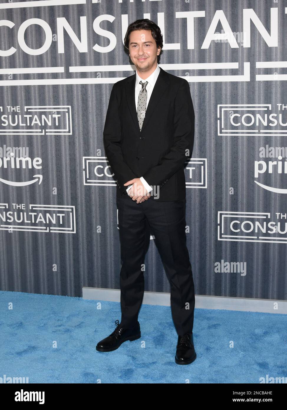 13 February 2023 - Los Angeles, California - Nat Wolff. Prime Video's The Consultant Premiere at ...