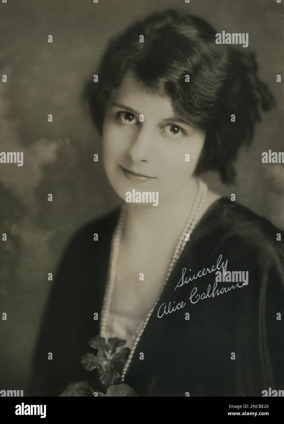 Alice Calhoun - photo by David Berns (New York) - restored from ...