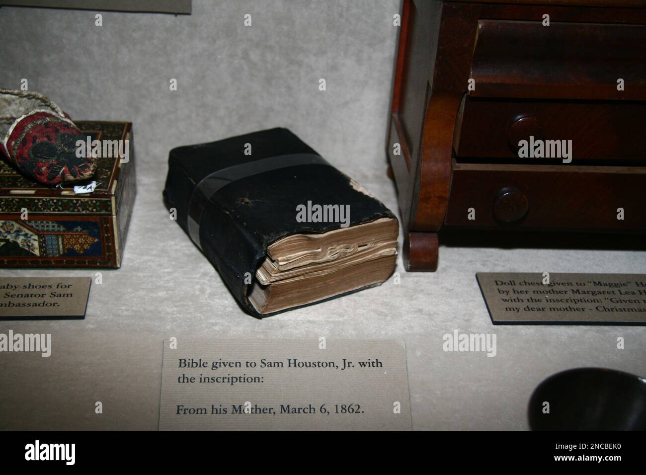 This Jan. 6, 2011 photo taken at the Sam Houston Memorial Museum in ...