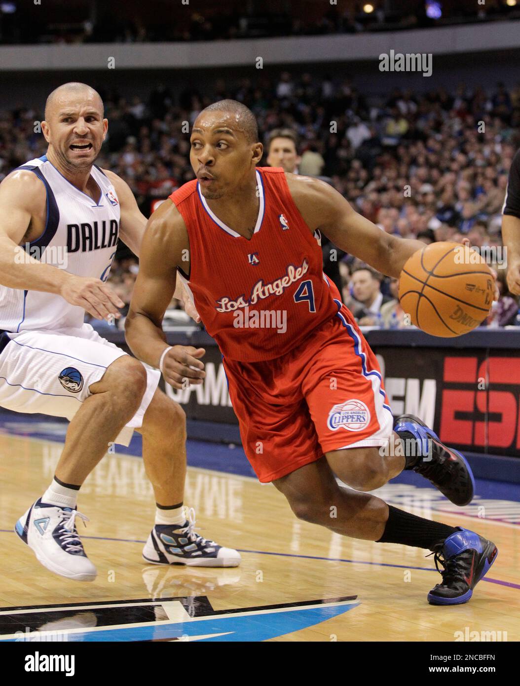 Dallas Mavericks' Jason Kidd, left, and Los Angeles Clippers' Randy ...