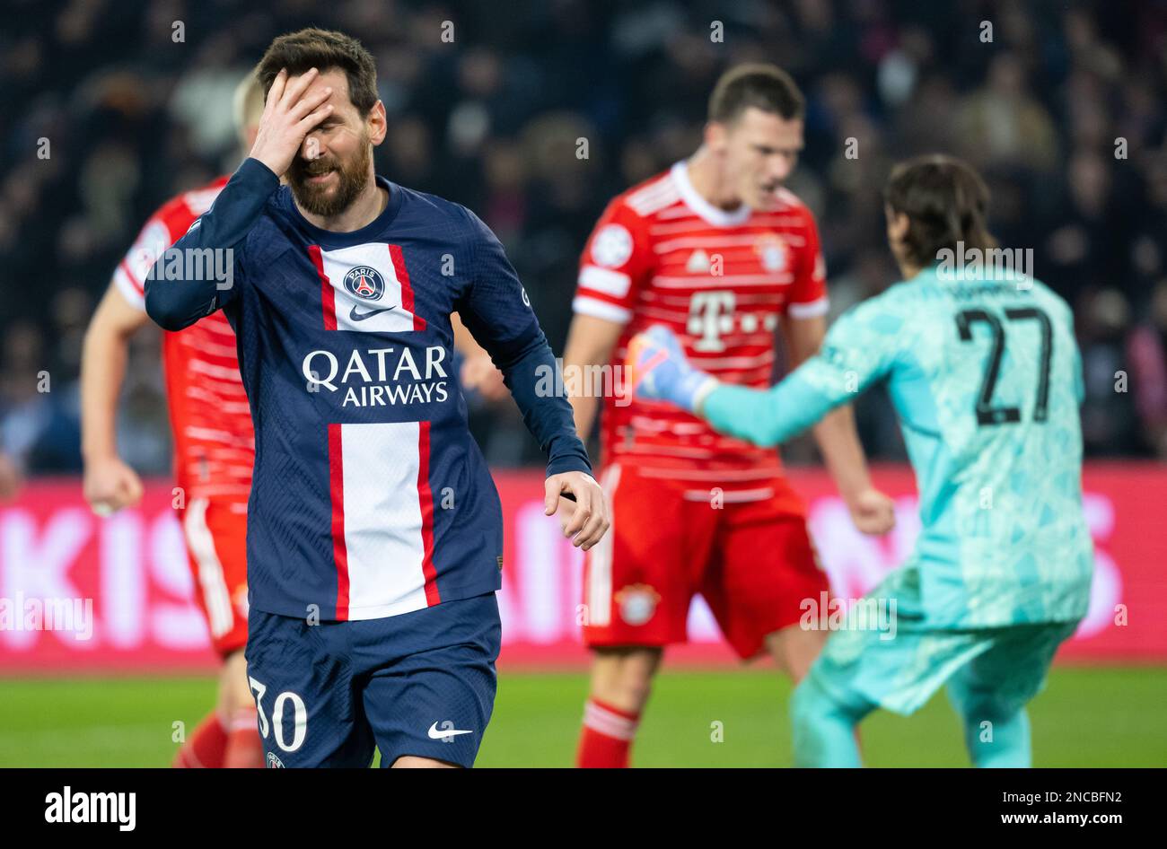 Paris, France. 14th Feb, 2023. Soccer: Champions League, Paris Saint ...