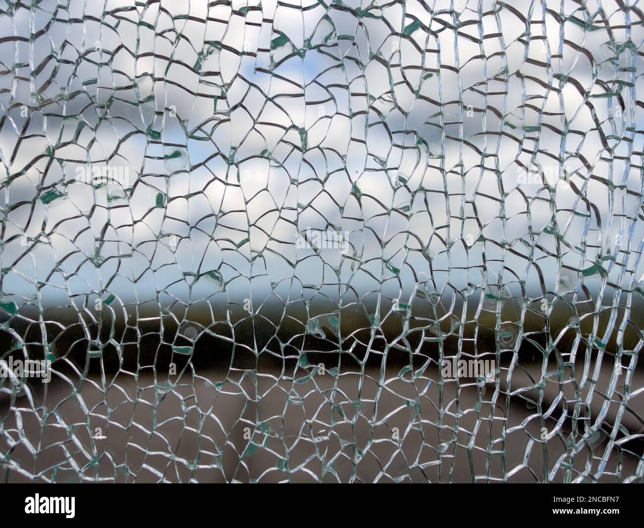 Useful texture overlay. A broken glass on. with many sharp shards ...